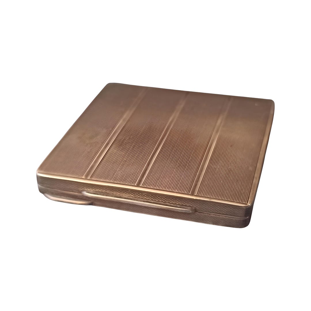 Beautiful Vintage Sterling Silver Compact Powder Case, England, 1920s ...