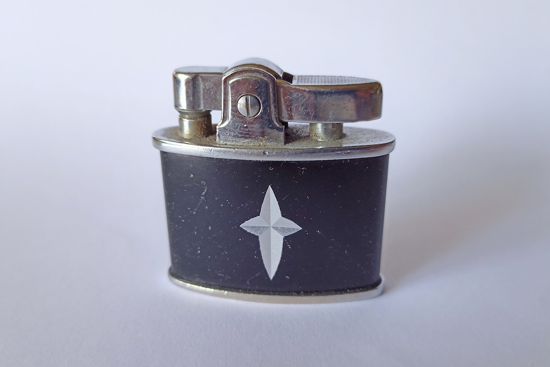 Rolstar Beautiful Vintage Semi-automatic Petrol Lighter, England, 1960s ...