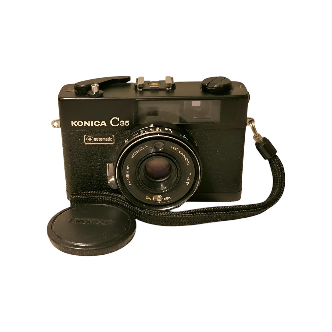 Rare!! Konica C35 Automatic - Classic 35mm Photo Film Camera, Great ...