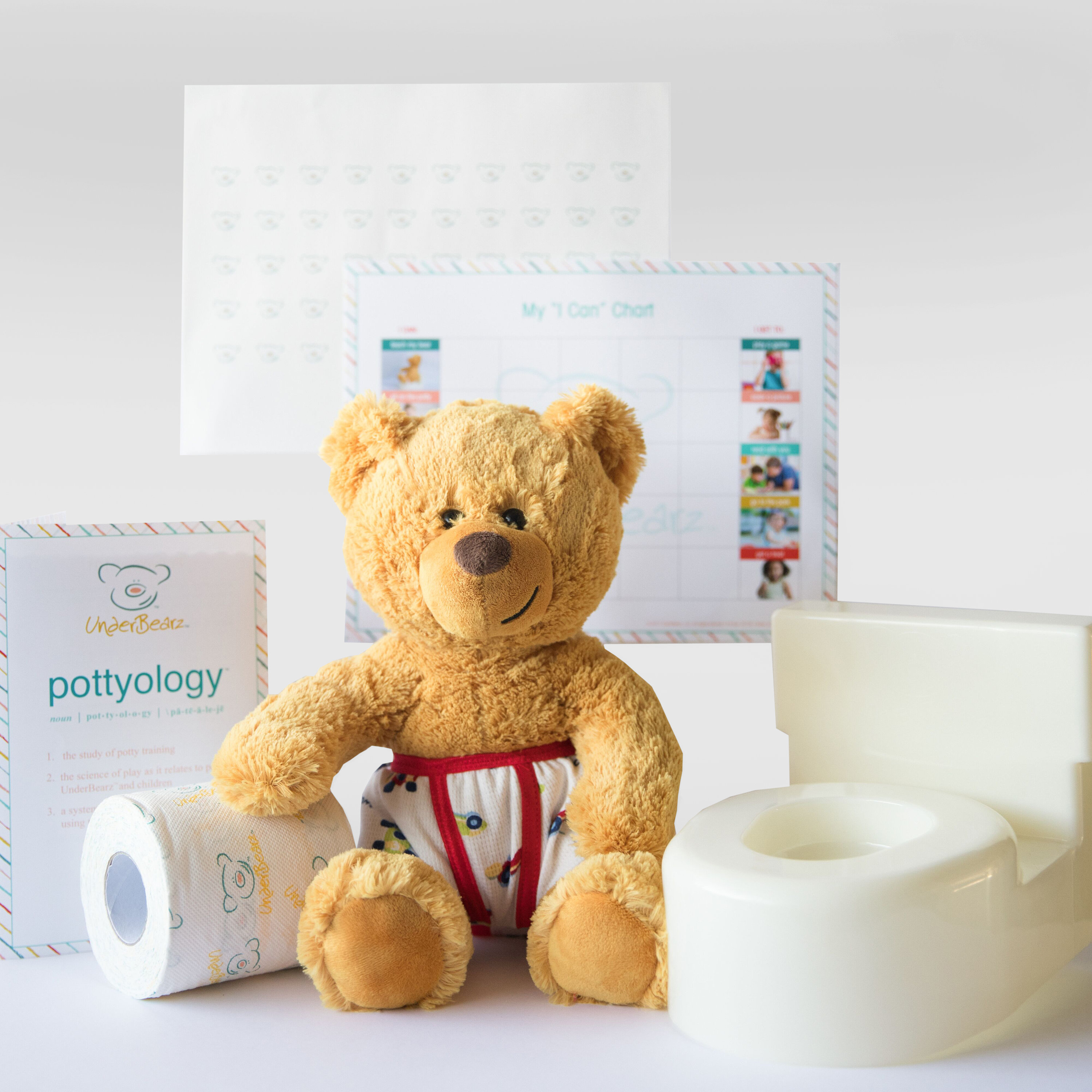 Underbearz Potty Training Tool Kit - for Boys - Etsy