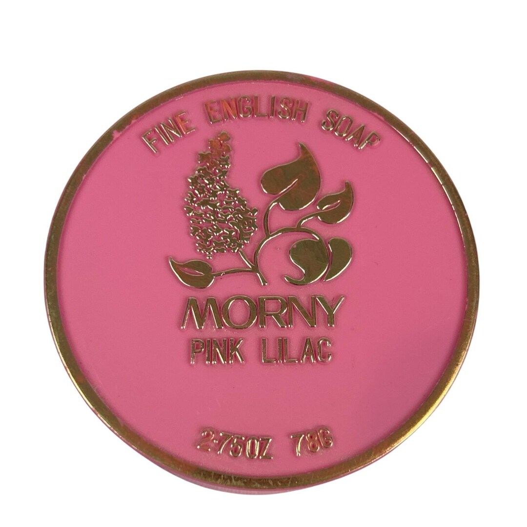 Vintage Morny Fine English Soap Pink Lilac Plastic Container England - Etsy