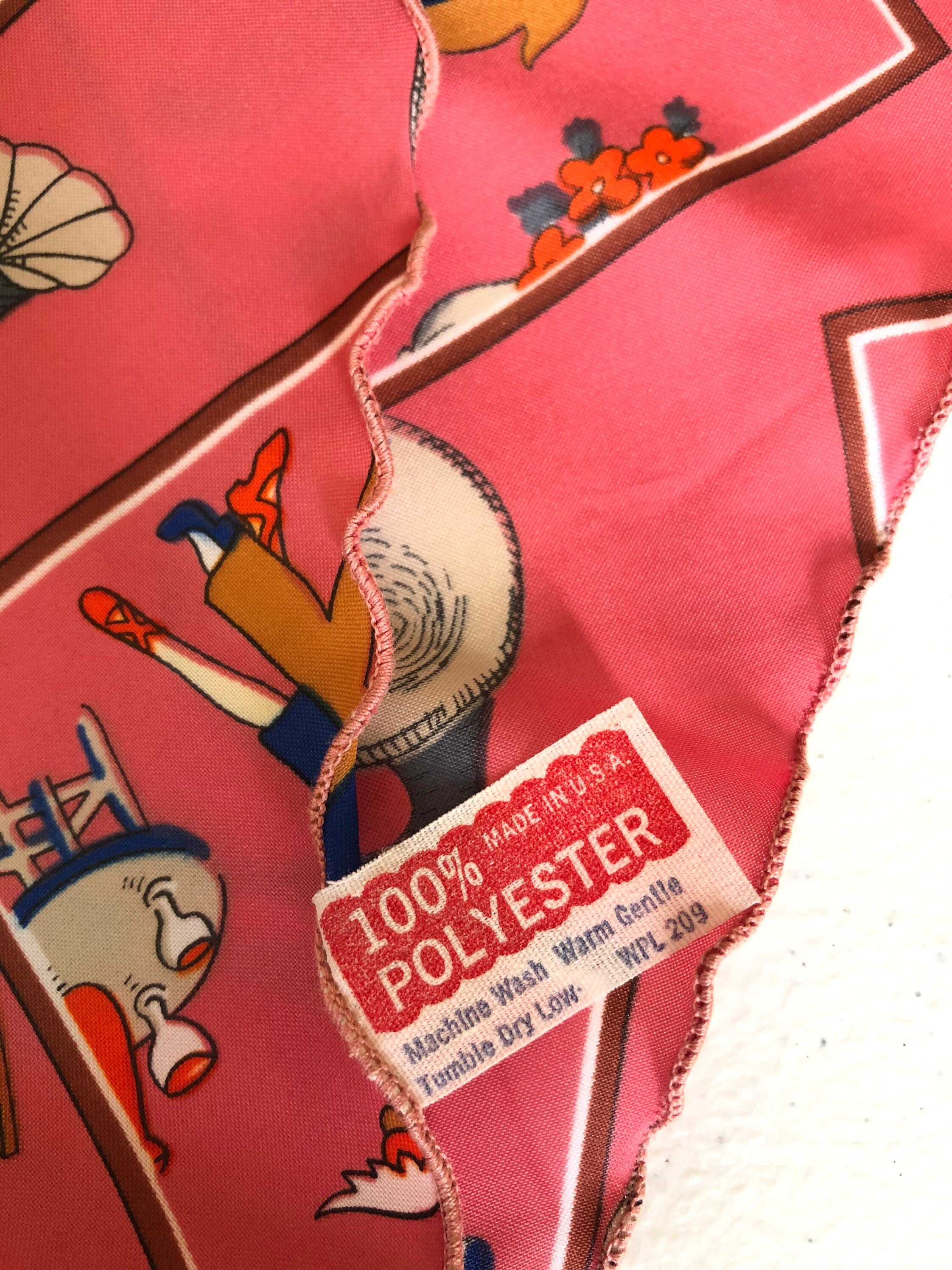 Vintage 1920s Style Flapper Girl Bawdy Risqué Dancers Pink Skinny Scarf ...