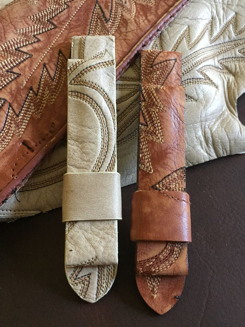 Handmade boot Strap Men's Watch Leather 22mm - Etsy