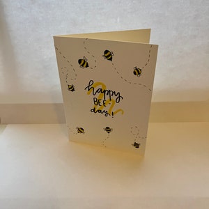 Happy Bee Day! Bee Birthday Card - Etsy