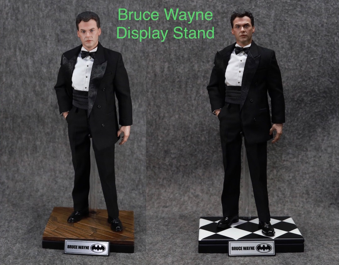 Display Stand for 1/6 Scale Figures Checkedboard or Diagonal Wood - Etsy