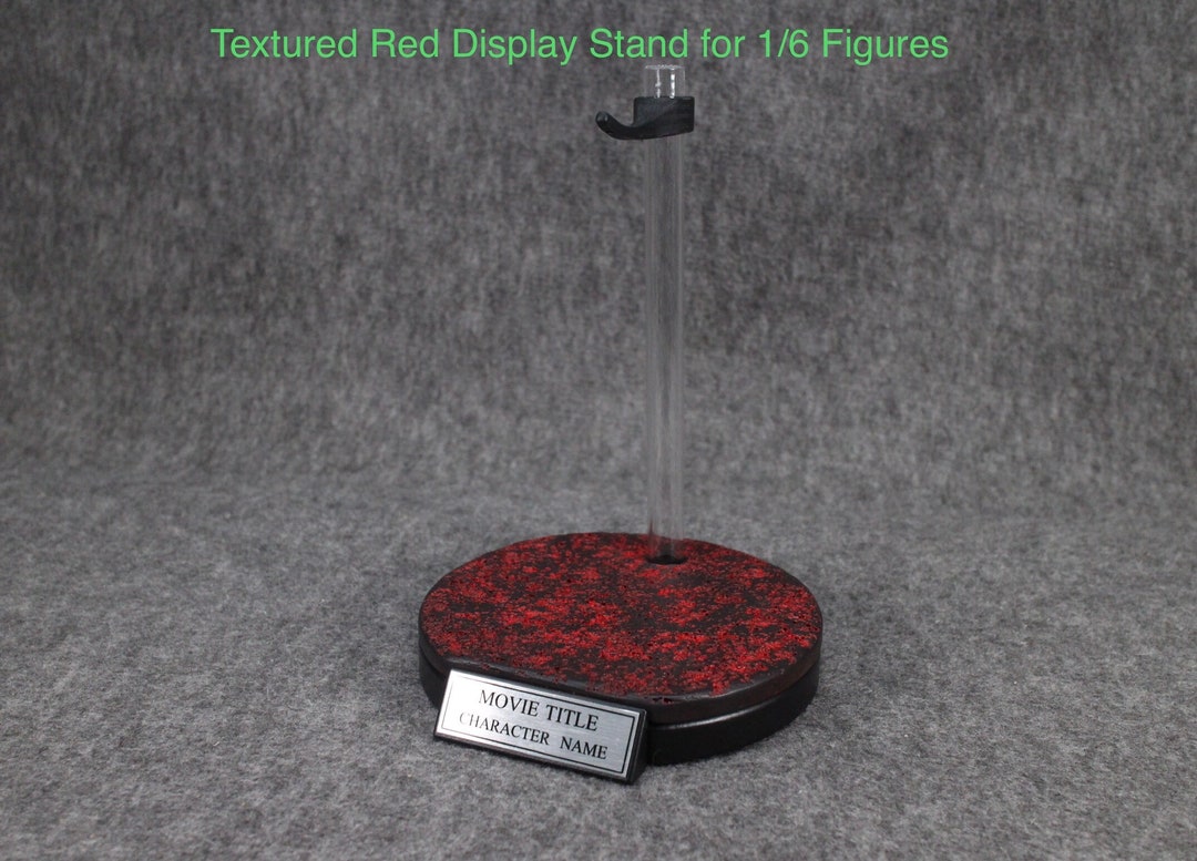 Display Stand for 1/6 Figure Textured Red Style - Etsy