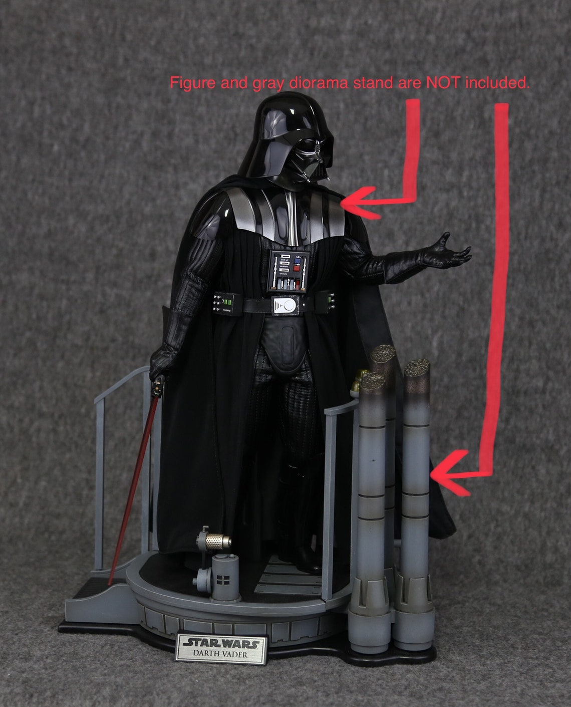 Add on Plaque Plate for the ESB Darth Vader Display Stand - Etsy
