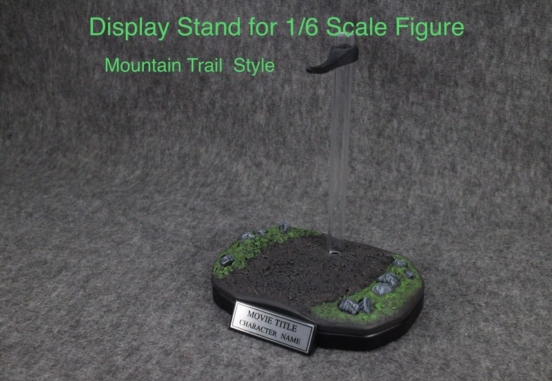 Display Stand for 1/6 Action Figures Mountain Trail Style - Etsy