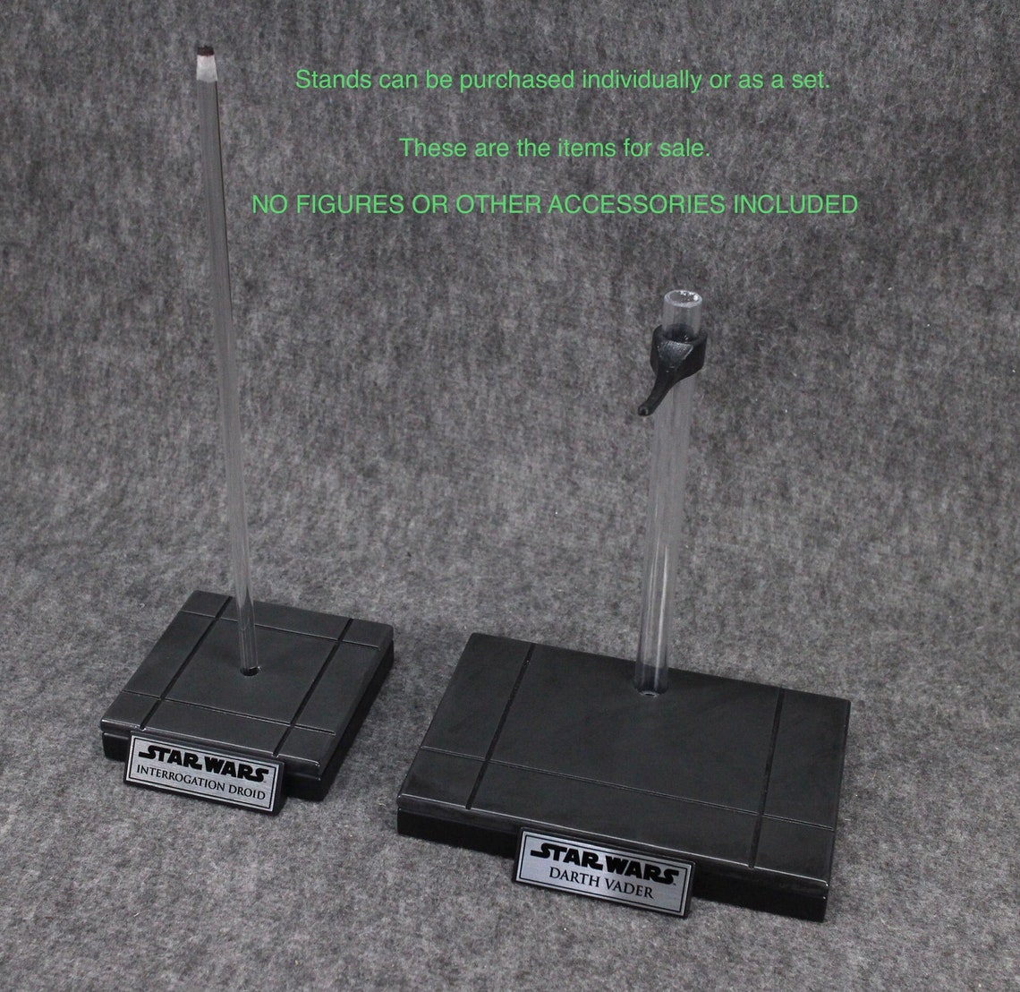 Display Stands for 1/6 Scale Figure and Droid Dark Gray Style - Etsy