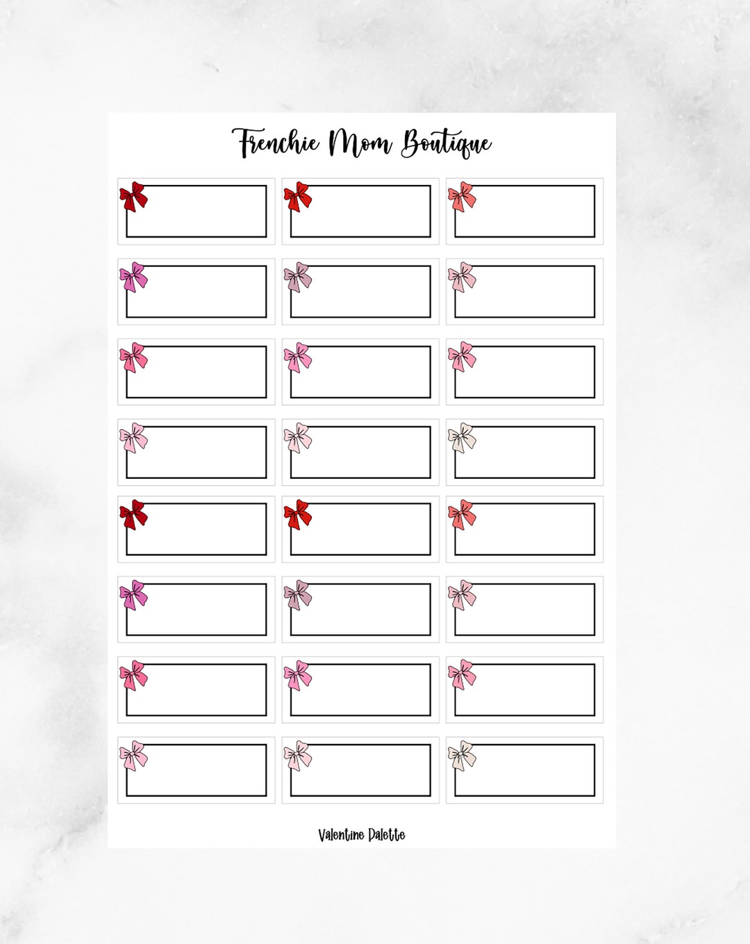 PRINTABLE // Multicolor Box Boxes // Printable PNG // Cut Line Files ...