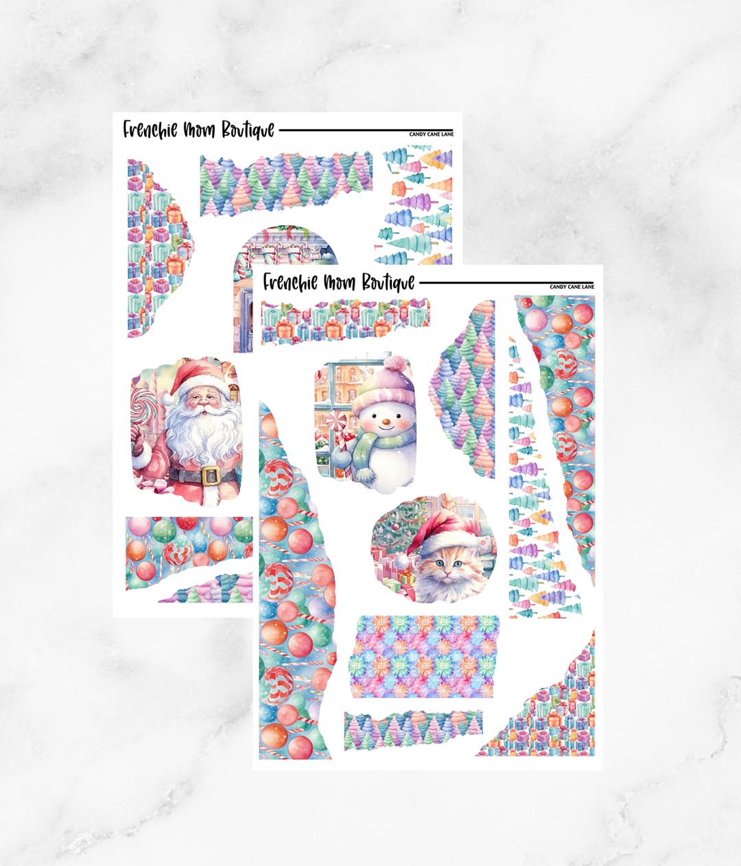 PRINTABLE // Candy Cane Lane // Printable Journaling Kit // Printable ...