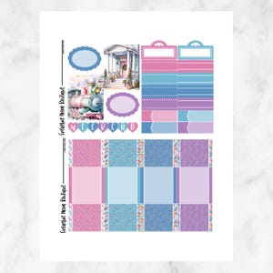 PRINTABLE // Candy Cane Lane // Printable Vertical Weekly Kit ...