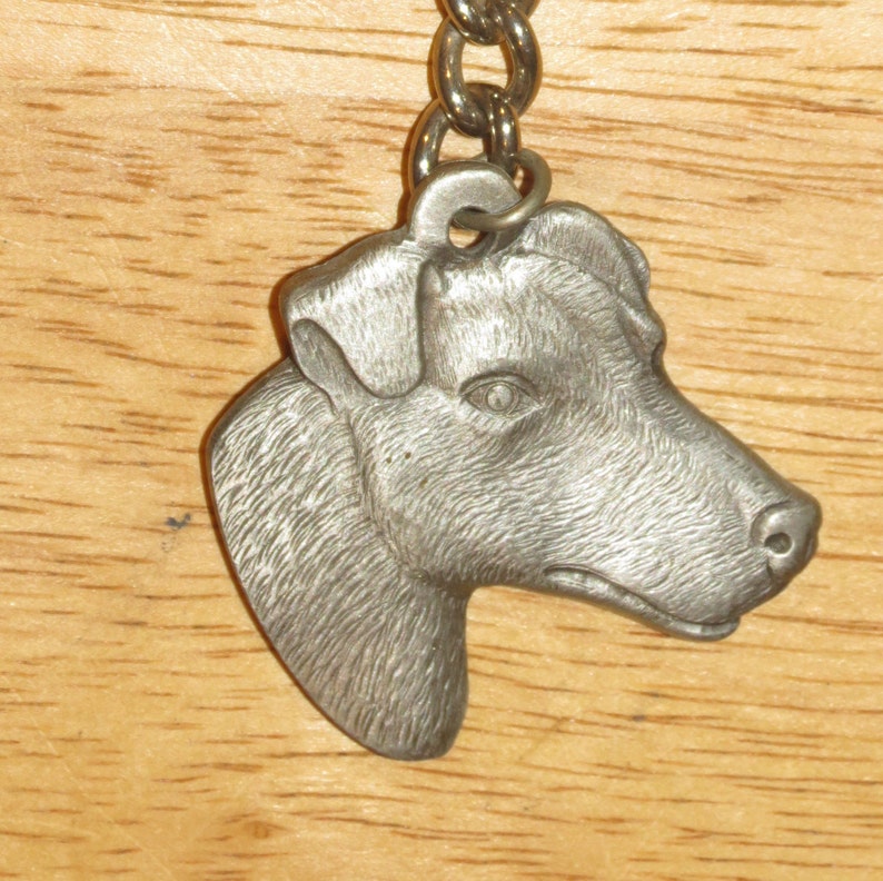 Rawcliffe Pewter 1982 Fox Terrier Vintage NOS Dog Keychain - Etsy