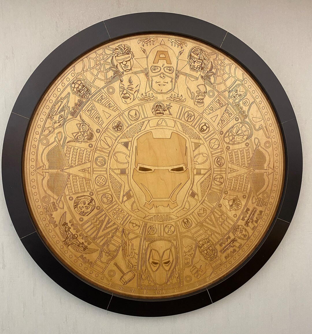 Aztec Calendar Marvel Inspired Wall Mount - Etsy