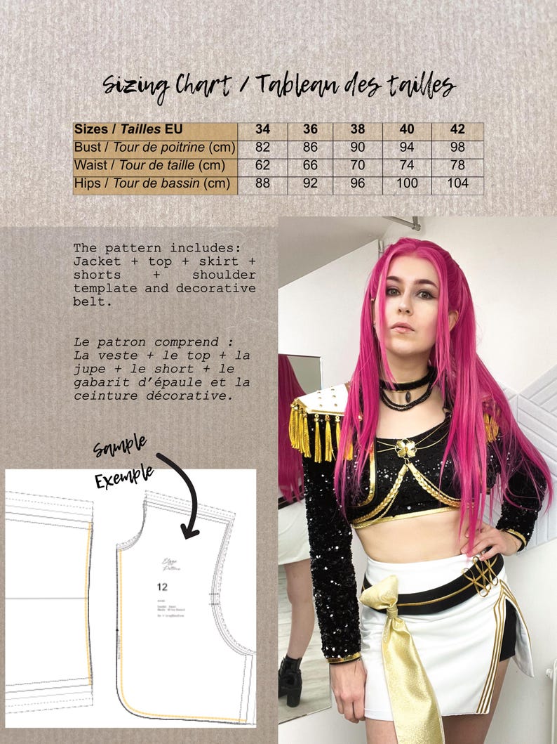 Demon Hunters Cosplay Pattern - Huntress Full Outfit - Etsy