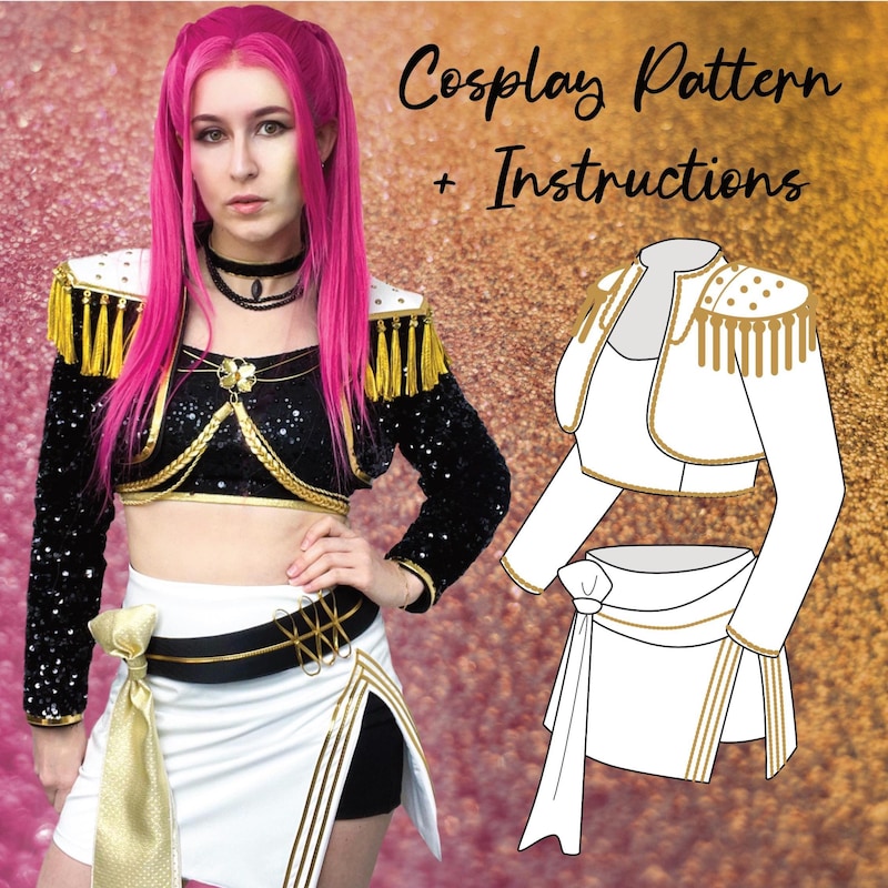 Mira Golden Outfit Kpop Demon Hunters - Etsy