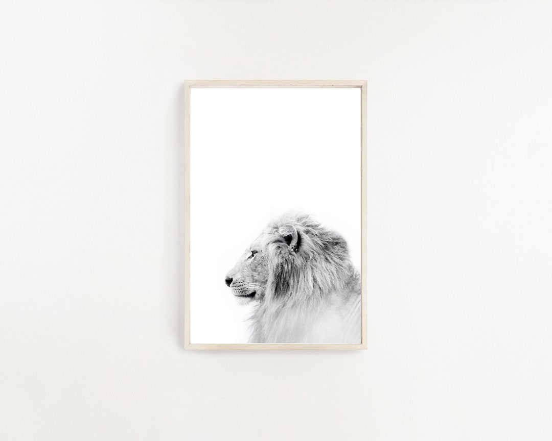 Lion Print Lion Mane Print Lion Wall Art Lion Photo King of the Jungle ...
