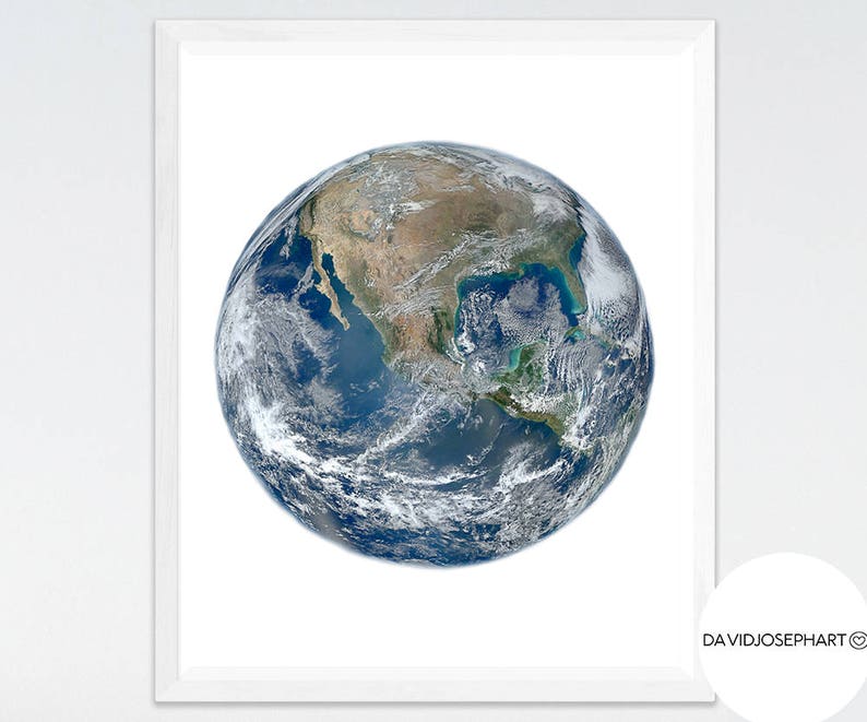 Earth Print, Planet Print, Earth Wall Art, Earth Photo, Universe Print ...