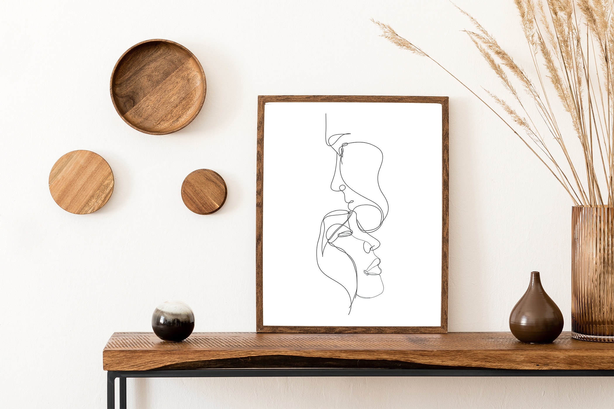 Love Line Art, Couple Line Art, One Line Art, Love Print, Room Prints ...