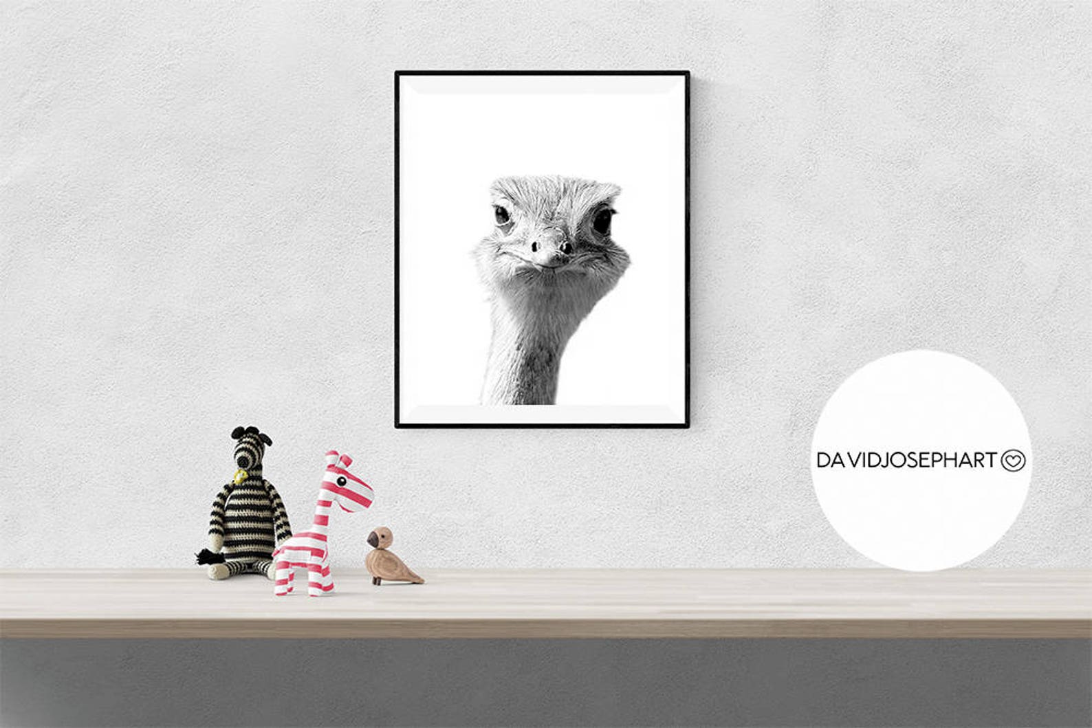 Ostrich Print, Ostrich Wall Art, Ostrich Poster, Ostrich Photography ...