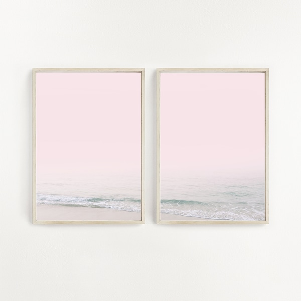 Pink Blue Wall Art - Etsy
