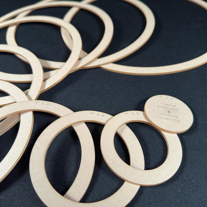 Acrylic Circle Template, Sewing Pattern, Leather Pattern, Quilting ...