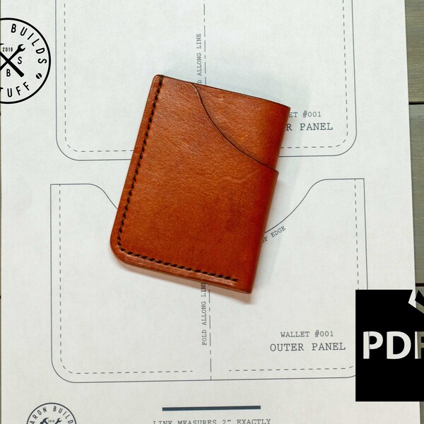 Leather Front Pocket Wallet Pattern - Etsy