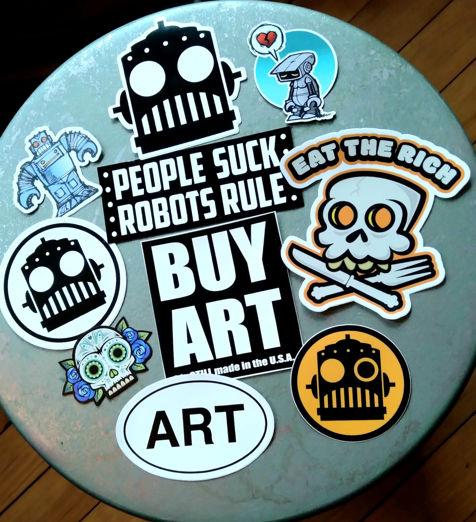 Robot Sticker Pack - Etsy