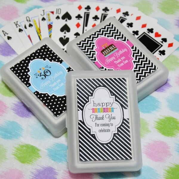 Personalized Playing Cards - Etsy
