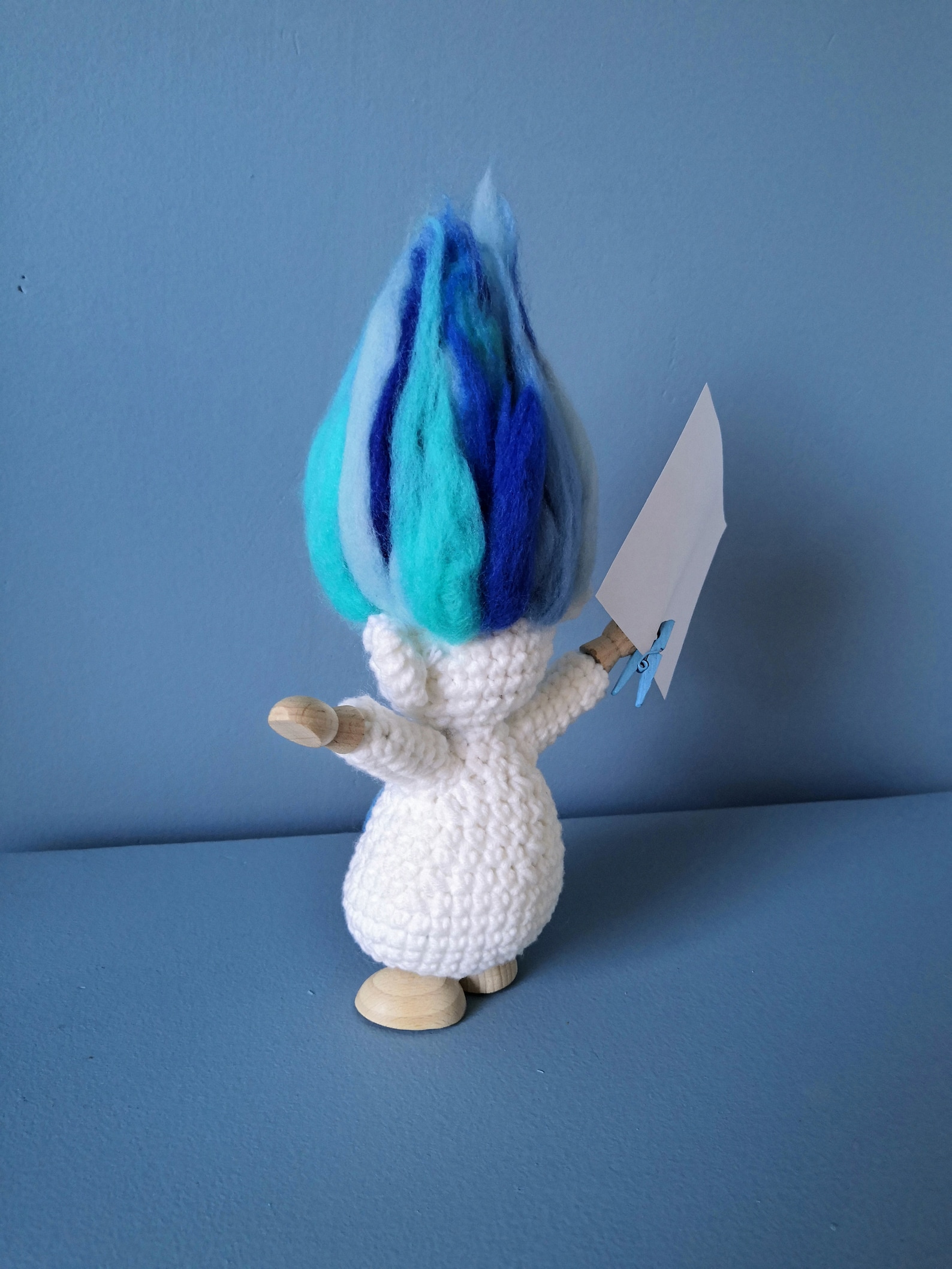Tutoriel TROLL BLANC bleu AMIGURUMI pattern modèle | Etsy France