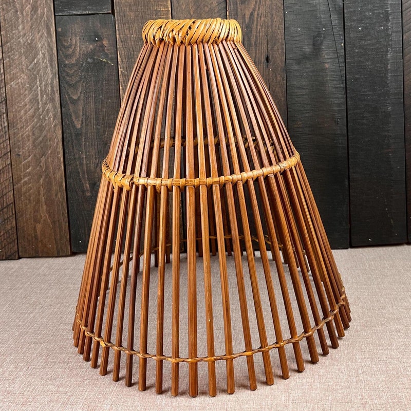Rattan Lamp Shade - Etsy