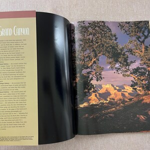 Vintage Book Grand Canyon National Park Illustrated Scenic Mountains by ...