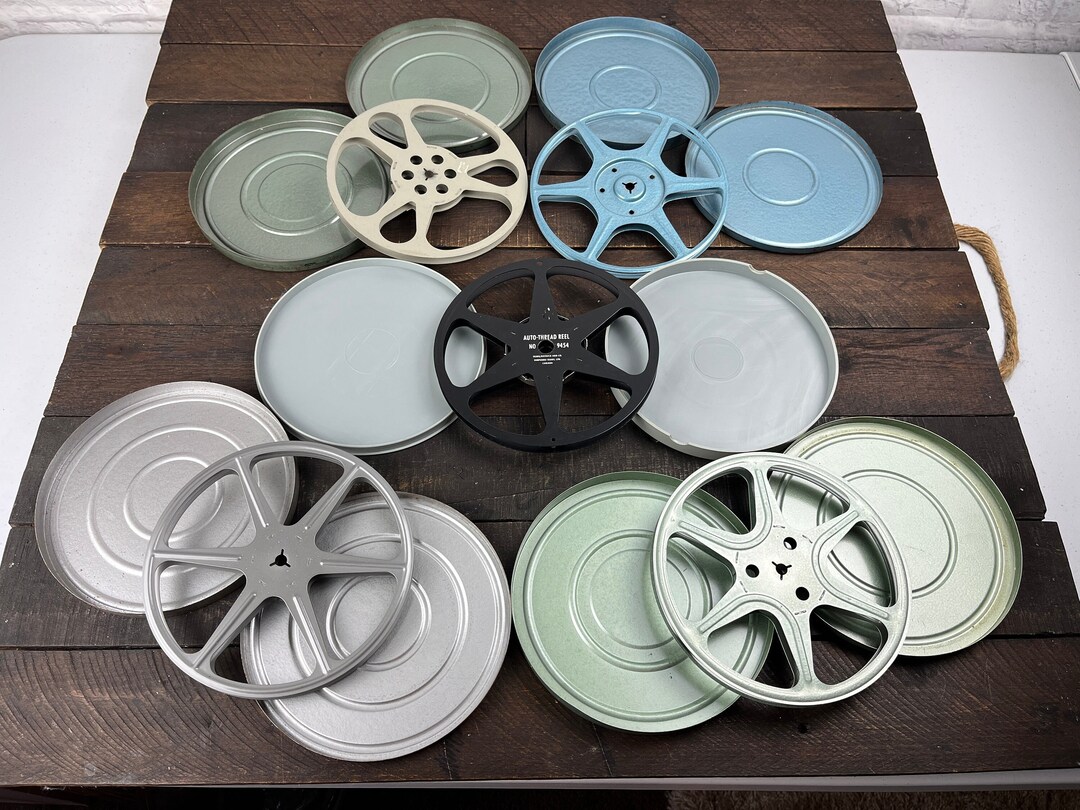 Vintage Film Canisters With Film Reels Five Sets of 8mm Movie - Etsy