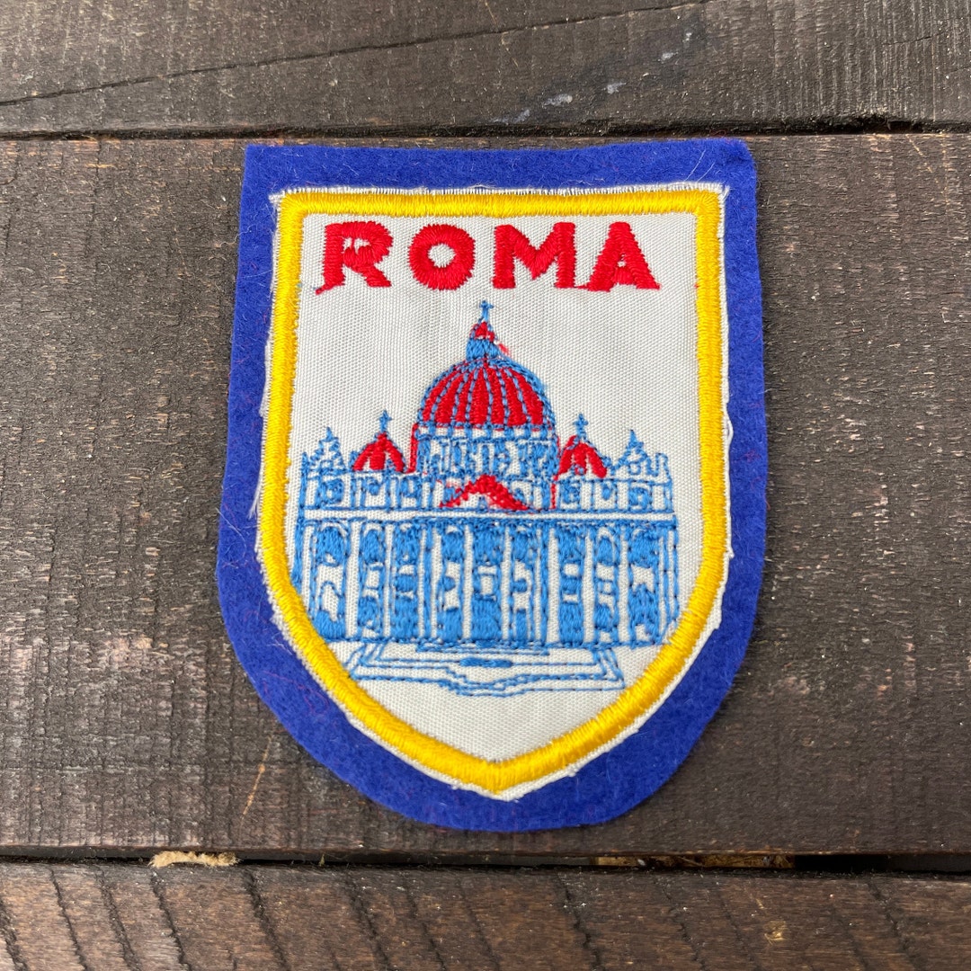 Vintage Patch Roma ITALY St. Peter's Basilica Vatican City Rome Sew on ...