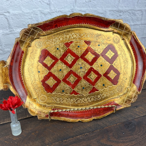 Large Decorative Bohemian Platter - Etsy