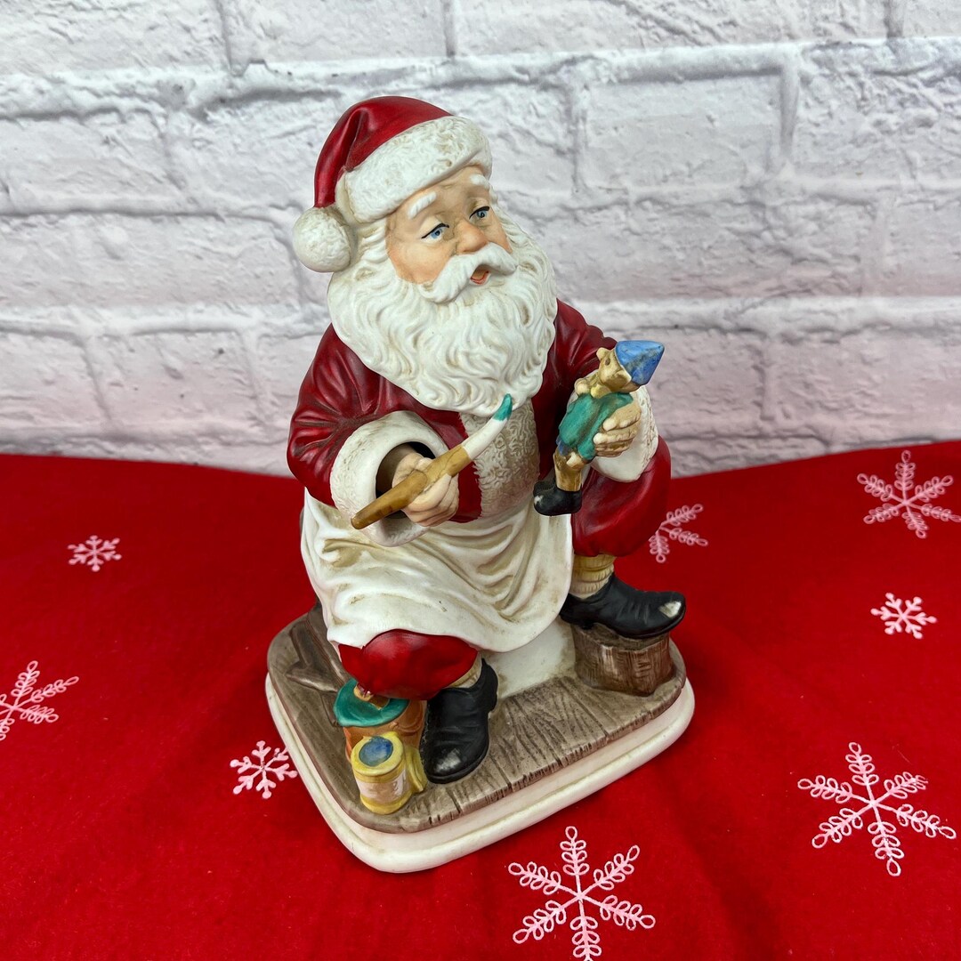 Vintage 1980s Animated Waco Melody in Motion Statue of Santa Claus ...