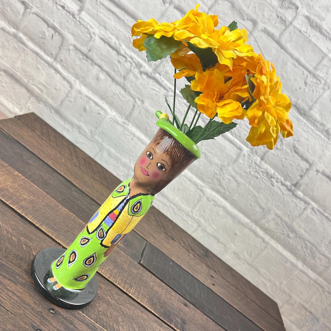 Vintage Yvonne, Susan Paley Bud Vase by Gantz Bella Casa Collection ...