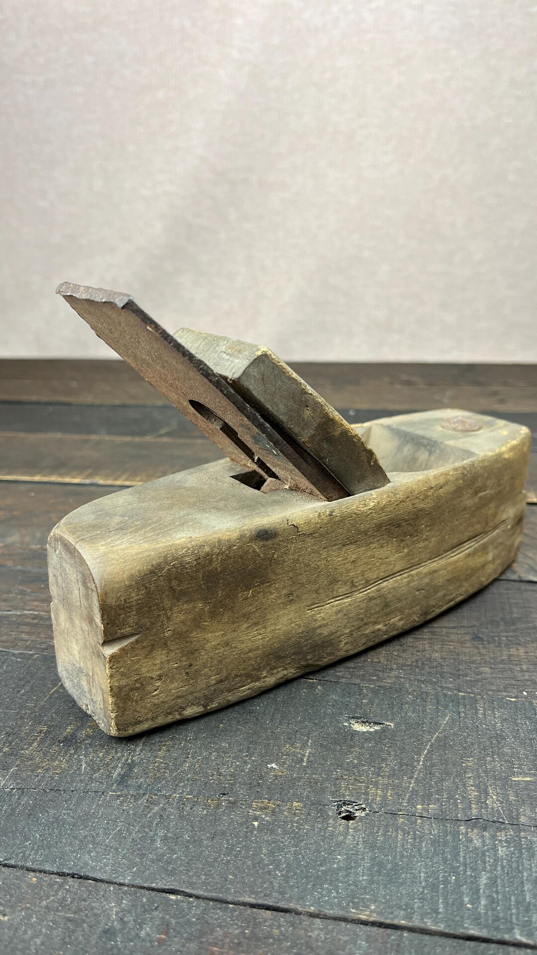 Antique Rare H. Chapin Planer No. 112 Wood Coffin Plane 8-inch ...