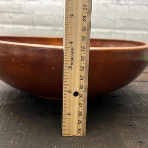 Vintage Tole Painted Wooden Native Aztec Bowl 12 Inch With Colorful ...