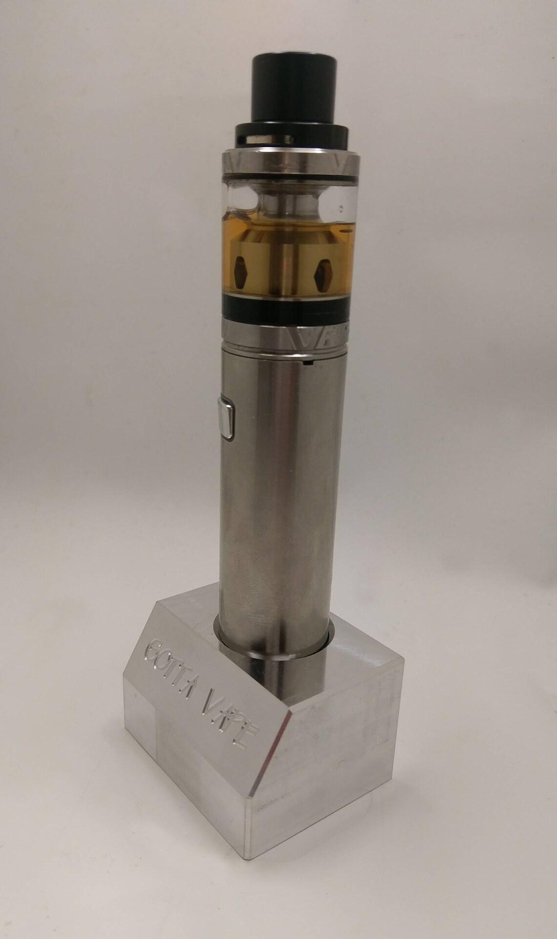 Rectangular Metal Vape Stand, Silver, Aluminum, Electronic Cigarette ...