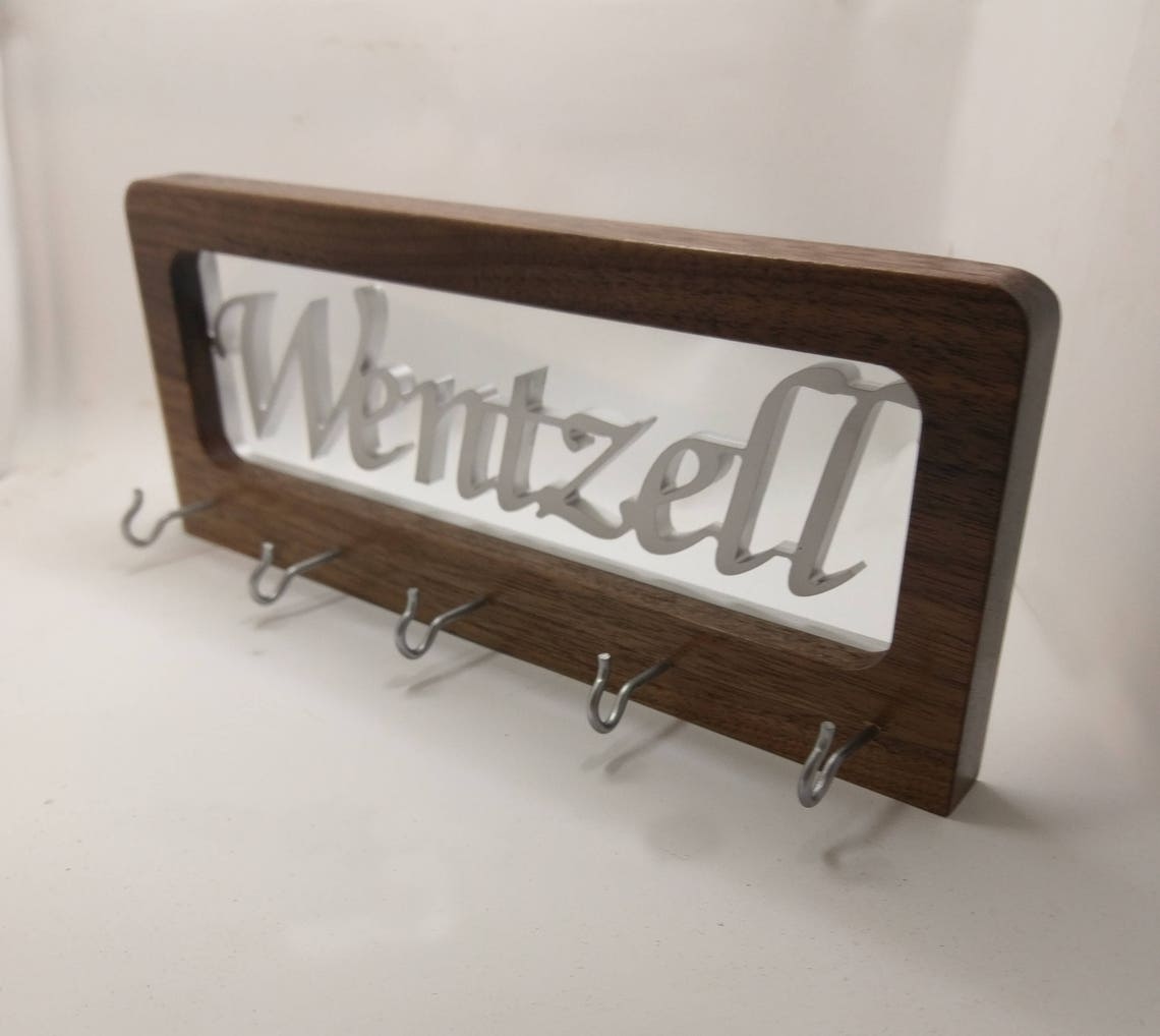 CNC Cut Name Key Chain Hanger - Etsy