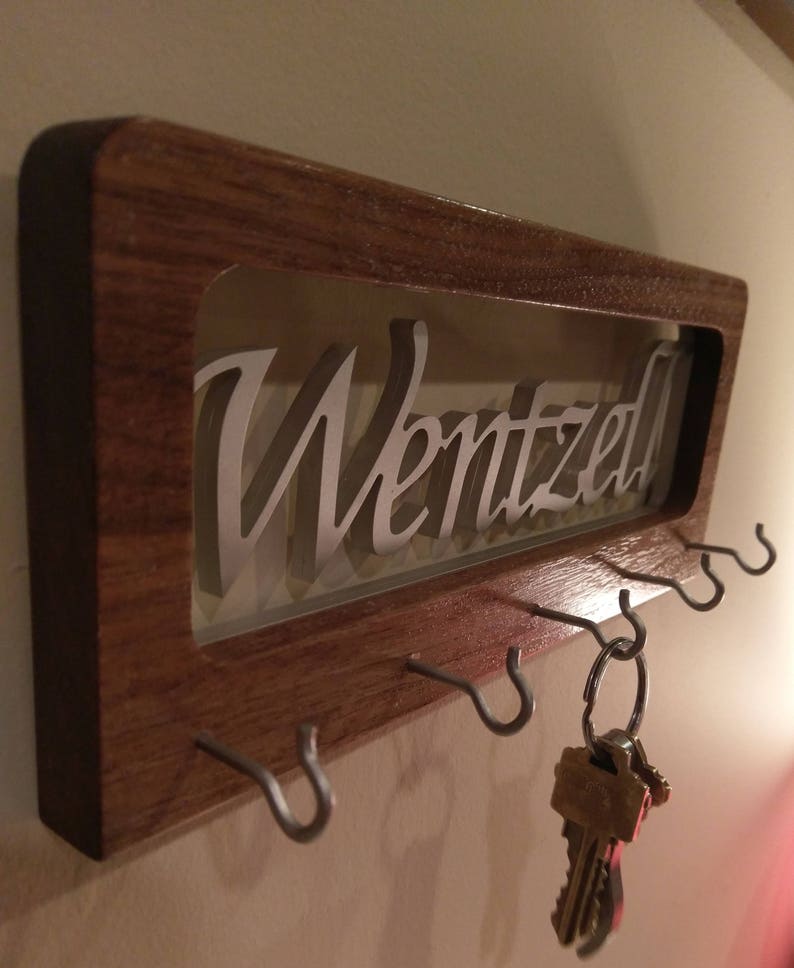CNC Cut Name Key Chain Hanger - Etsy