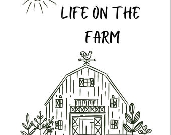 Farm Animal Coloring Pages for Kids Farm Activity Sheet Farm - Etsy ...