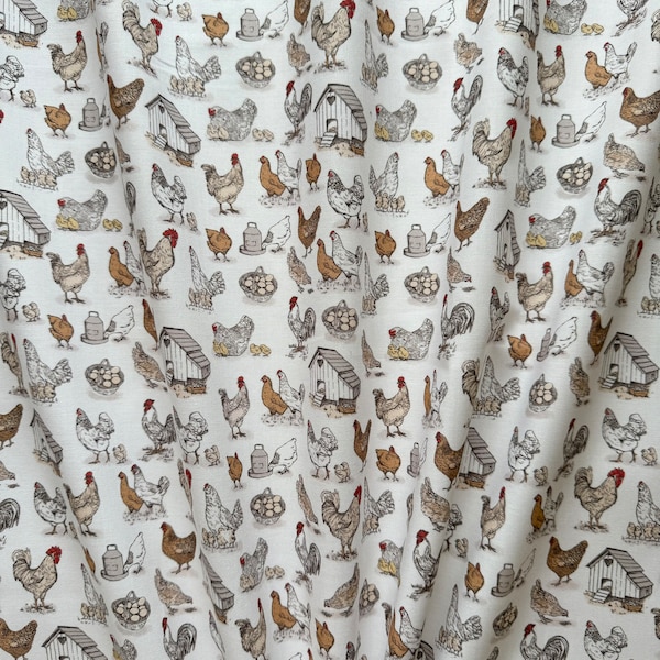 Poultry Fabric - Etsy