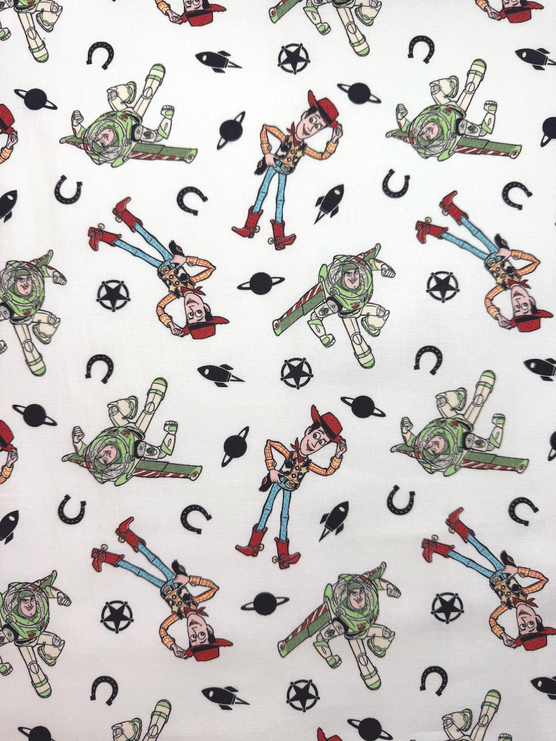 Fat Quarter | Buzz Woody Toy Story Cotton Fabric - Etsy