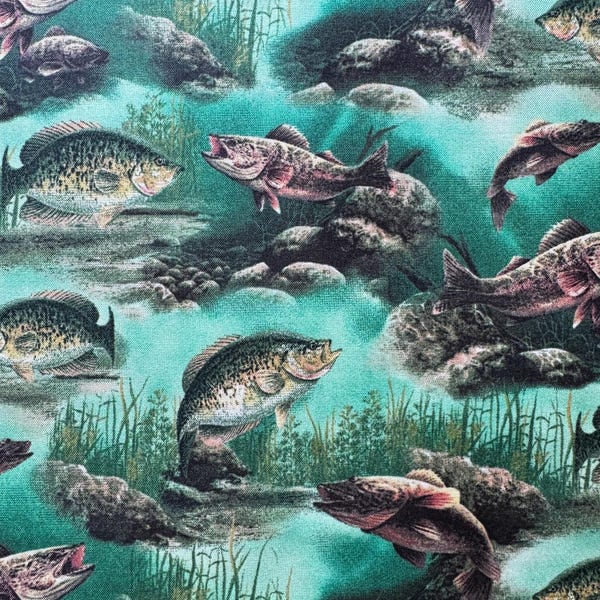 Fishing Fabric - Etsy