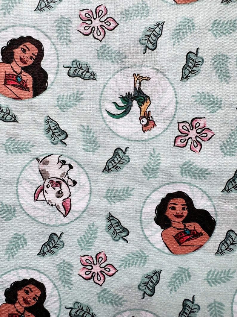 Moana Fabric 100% Cotton Fat Quarter Kids Crafting Sewing Supplies - Etsy