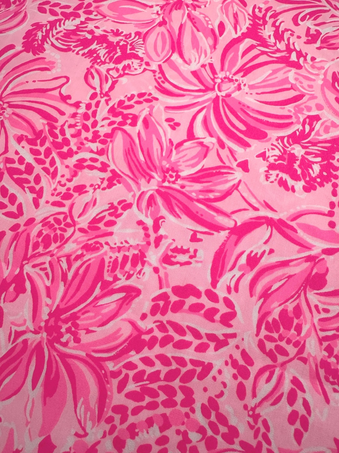 Fat Quarter | Lilly P Cotton Fabric Pink Foxy Llama - Etsy