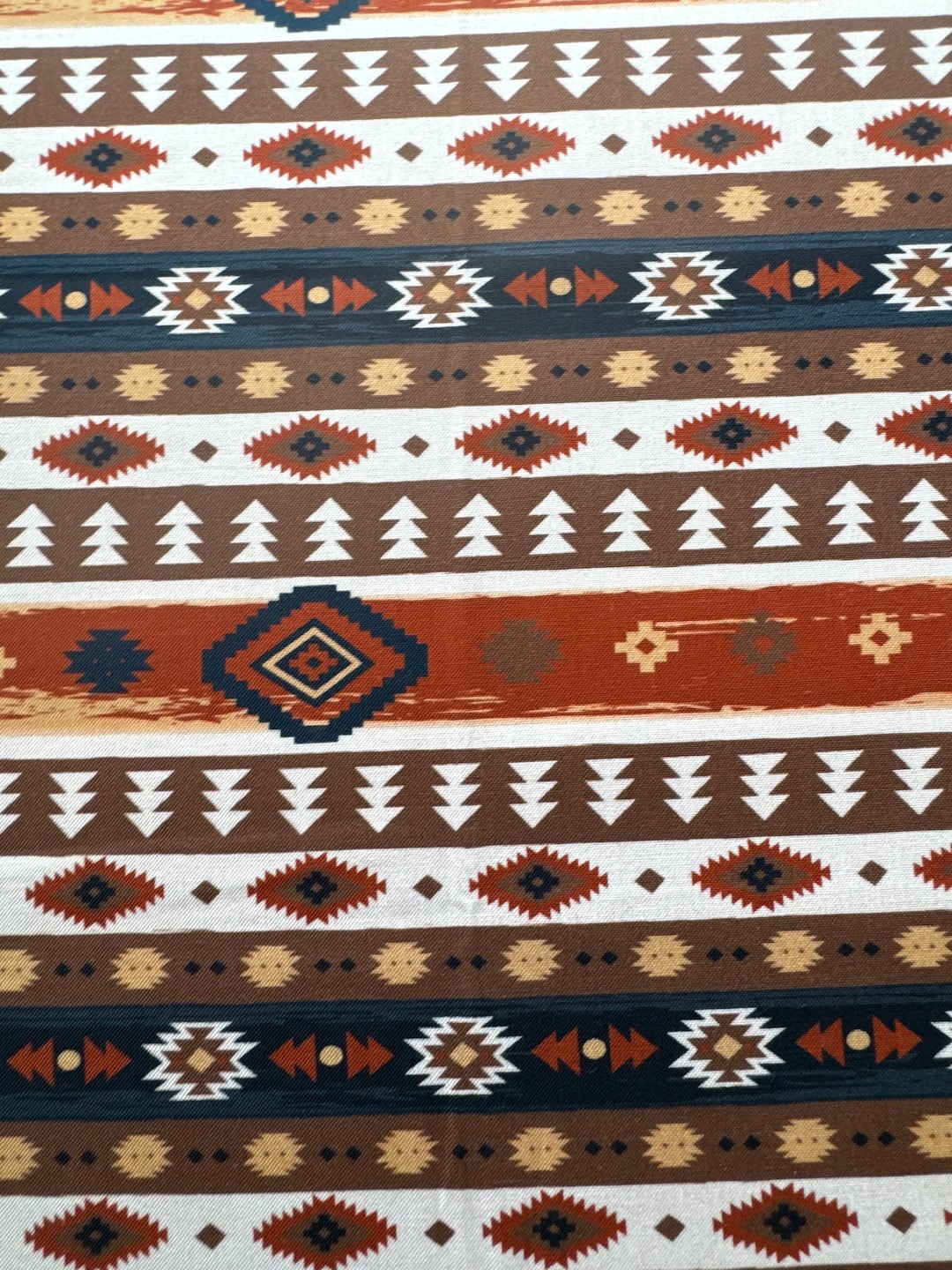 Aztec Western Boho Print Cotton Fabric | Fat Quarter - Etsy