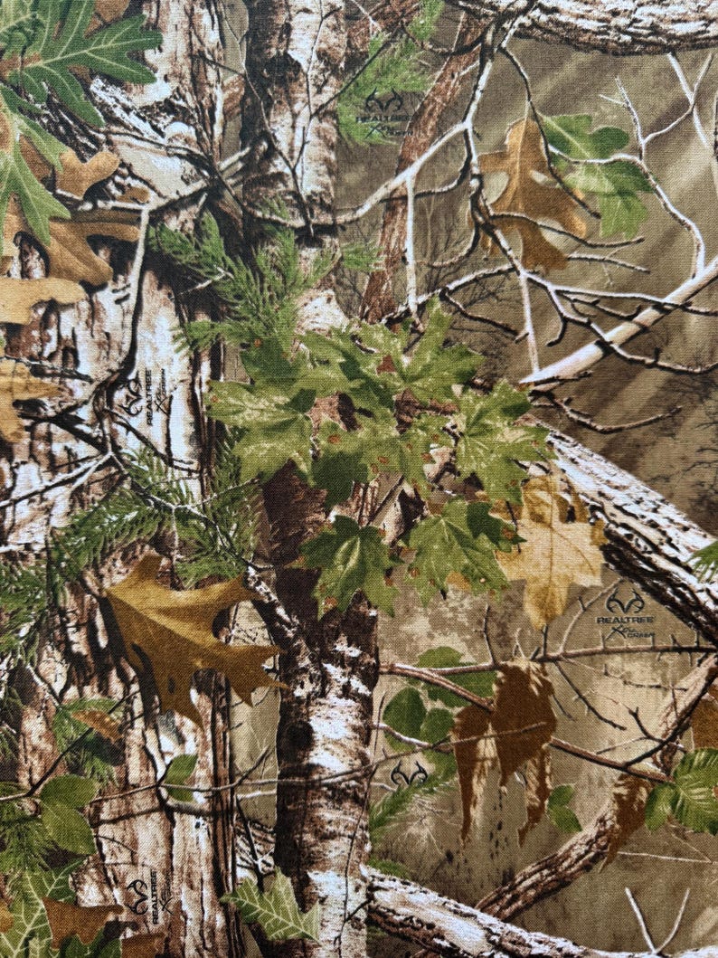 Fat Quarter | Camo Realtree Cotton Fabric - Etsy
